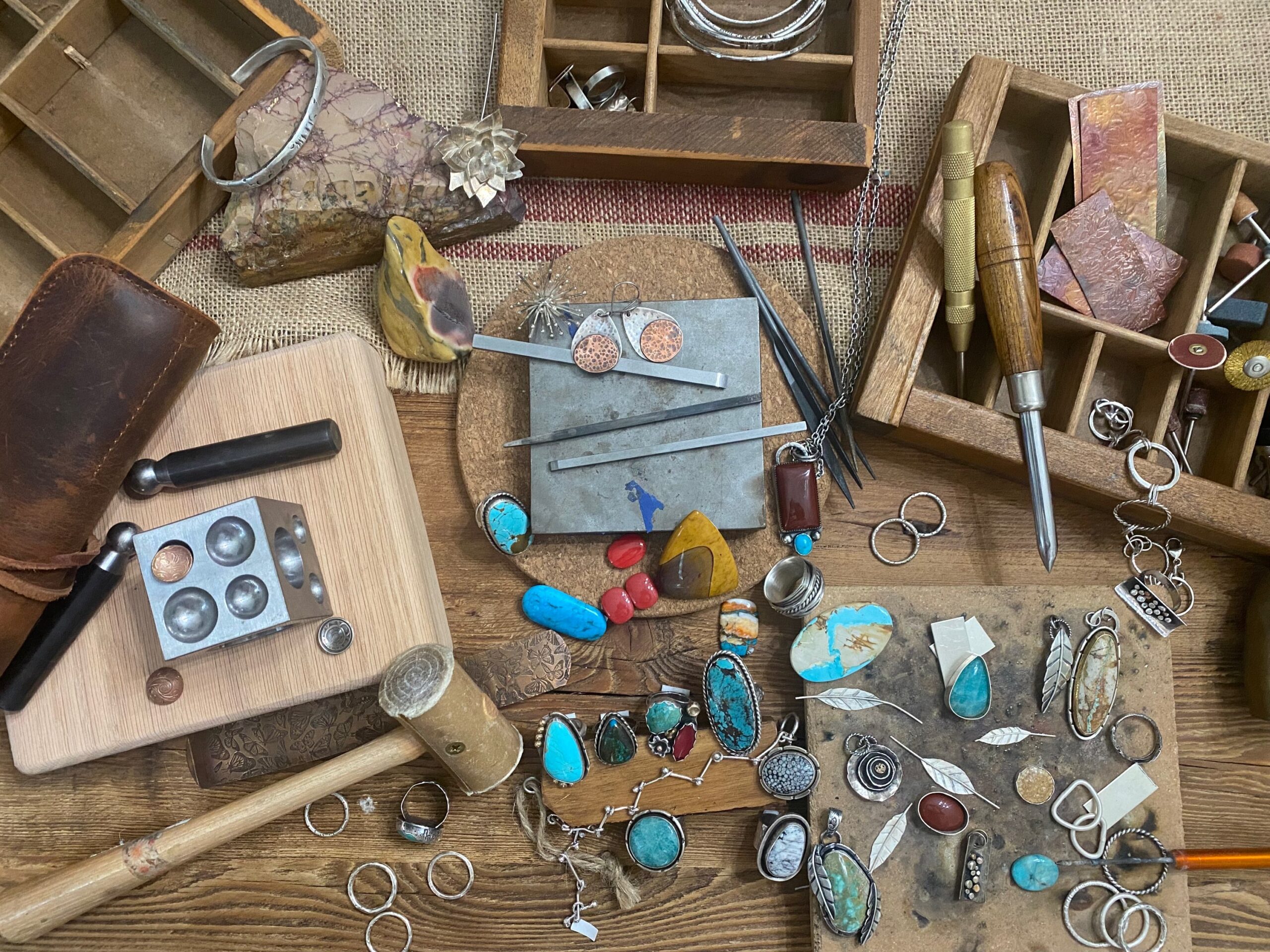 Artisan Jewlry - Jen Herron Jewelry - Metalsmith Classes